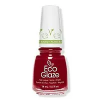 CHINA GLAZE Eco Glaze Nail Lacquer Collection Fleur De Amour (bright Red)