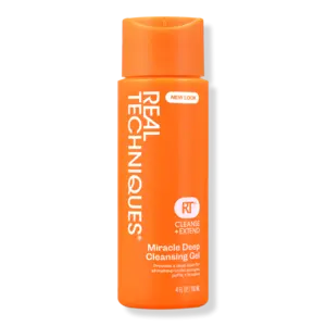 REAL TECHNIQUES Miracle Deep Brush + Sponge Cleansing Gel - One-color