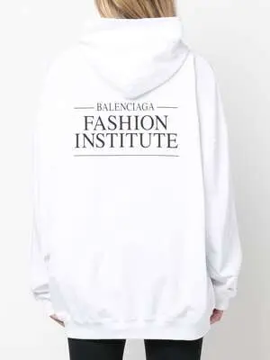 Balenciaga Slogan-print Hoodie