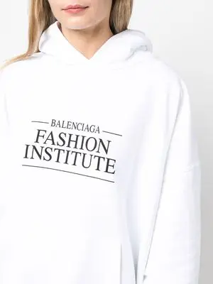 Balenciaga Slogan-print Hoodie