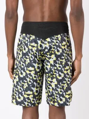 AMIR SLAMA Geometric-print Bermuda Shorts