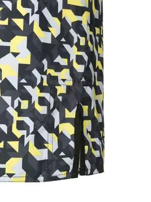 AMIR SLAMA Geometric-print Bermuda Shorts