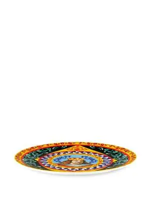 Dolce & Gabbana Knight-print Charger Plate