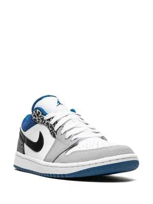 JORDAN 1 Low Se True Blue Sneakers - White