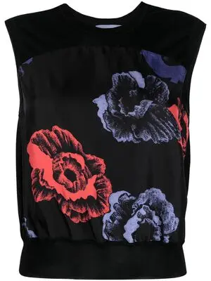 Ferragamo Floral Tops