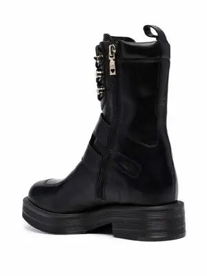 Moschino Buckle-fastening Combat Boots