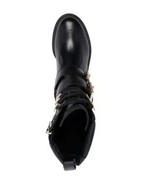 Moschino Buckle-fastening Combat Boots