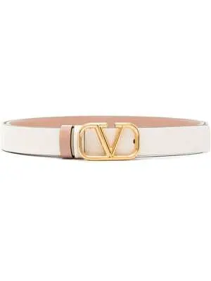 Valentino Garavani 20mm Vlogo Signature Reversible Belt - Neutrals