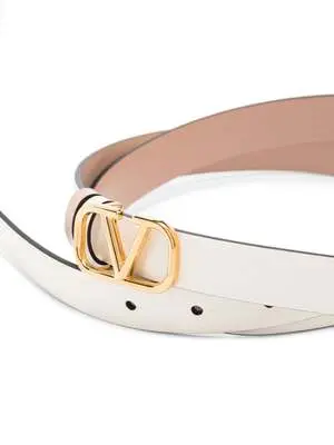 Valentino Garavani 20mm Vlogo Signature Reversible Belt - Neutrals