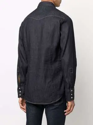 Dsquared2 Dark-wash Denim Shirt - Blue