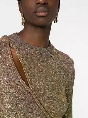 Stella McCartney Sequin-embellished Knitted Dress