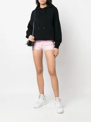 Philipp Plein Denim Hot Pants - Pink
