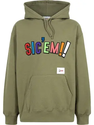 Supreme X Wtaps Sic'em! Hoodie - Green