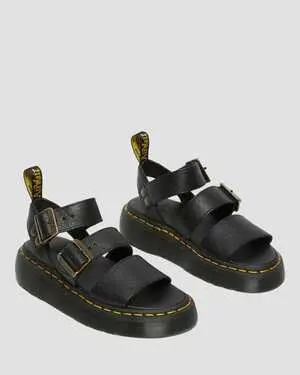 Dr. Martens Gryphon Pisa Leather Platform Sandals