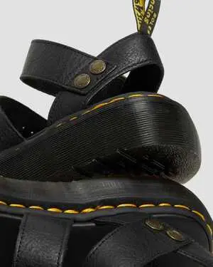 Dr. Martens Gryphon Pisa Leather Platform Sandals