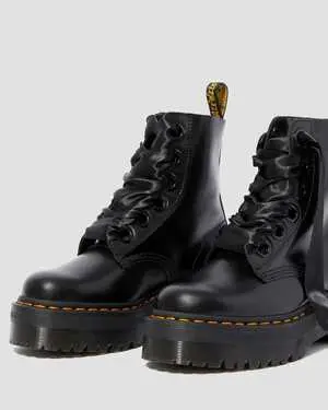 Dr. Martens Molly Leather Platform Boots
