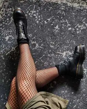Dr. Martens Sinclair Milled Nappa Leather Platform Boots - Black