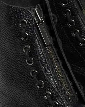 Dr. Martens Sinclair Milled Nappa Leather Platform Boots - Black