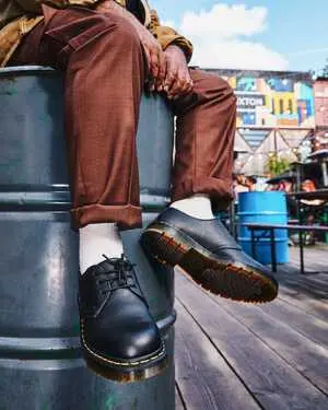 Dr. Martens 1461 Slip Resistant Leather Oxford Shoes - Black