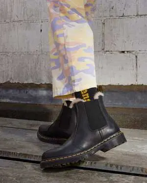 Dr. Martens 2976 Faux Fur Lined Chelsea Boots