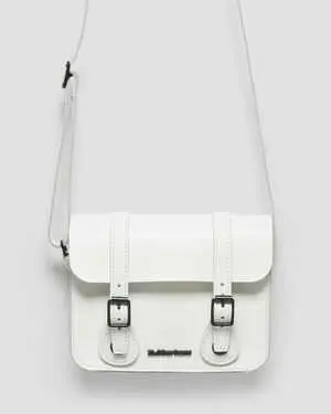 Dr. Martens 7-inch Leather Crossbody Bag - White