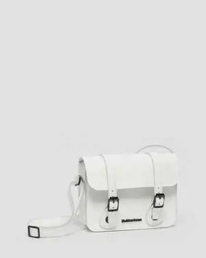 Dr. Martens 7-inch Leather Crossbody Bag - White