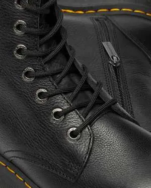Dr. Martens Jadon Iii Pisa Leather Platform Boots - Black