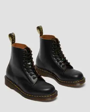 Dr. Martens 1460 Vintage Made Combat Boots - Black