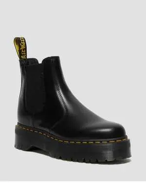 Dr. Martens 2976 Platform Chelsea Boots - Black