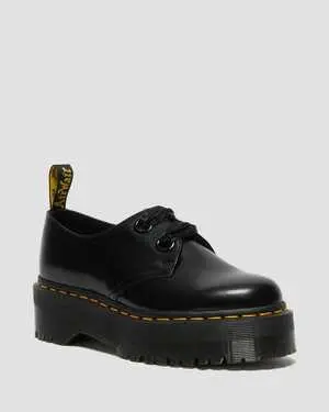 Dr. Martens Holly Leather Platform Shoes