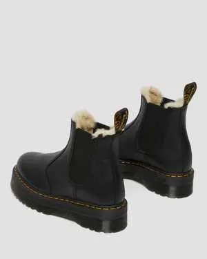 Dr. Martens 2976 Faux Fur Lined Platform Chelsea Boots