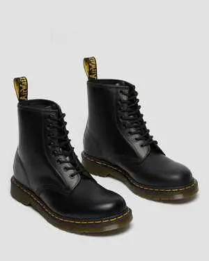 Dr. Martens 1460 Smooth Leather Lace-up Boots - Black