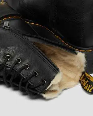 Dr. Martens Jadon Leather Platform Boots - Black