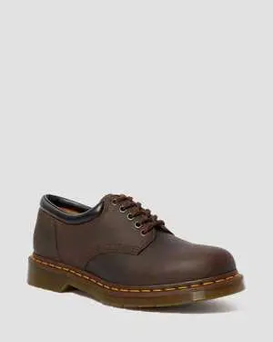 Dr. Martens 8053 Crazy Horse Leather Shoes - Brown