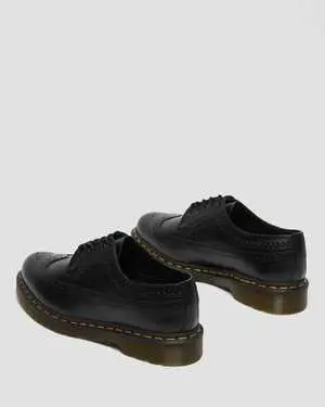 Dr. Martens 3989 Smooth Leather Brogue Shoes - Black