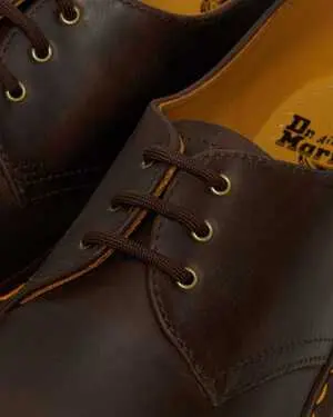 Dr. Martens 1461 Crazy Horse Leather Oxford Shoes - Brown