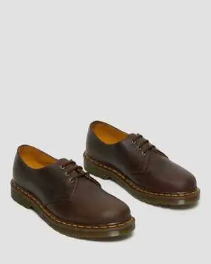 Dr. Martens 1461 Crazy Horse Leather Oxford Shoes - Brown