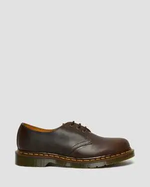 Dr. Martens 1461 Crazy Horse Leather Oxford Shoes - Brown