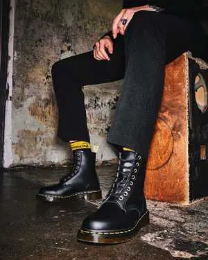 Dr. Martens Vegan 1460 Felix Lace-up Boots - Black