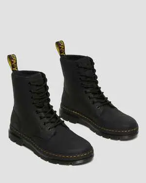 Dr. Martens Combs Leather Casual Boots - Black