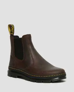 Dr. Martens Embury Crazy Horse Leather Chelsea Boots - Brown