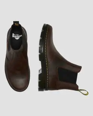 Dr. Martens Embury Crazy Horse Leather Chelsea Boots - Brown