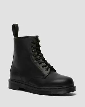 Dr. Martens 1460 Mono Smooth Leather Lace Up Boots - Black
