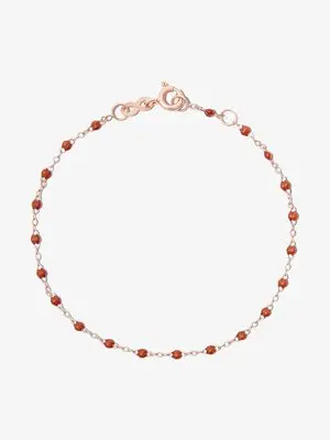 Gigi Clozeau Gigi Clozeau 18k Rose Gold Classic Gigi Fauve Beaded Bracelet Pink