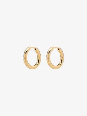 Anni Lu Brigitte Pearl Hoop Earrings