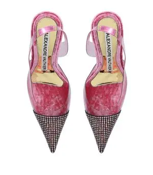 Alexandre Vauthier Embellished Slingback Heels 105