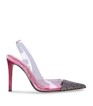 Alexandre Vauthier Embellished Slingback Heels 105