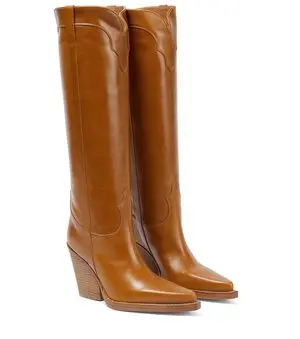 Paris Texas Leather Knee-high Boots
