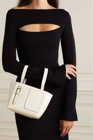 VALEXTRA Secchiello Mini Textured-leather Bucket Bag