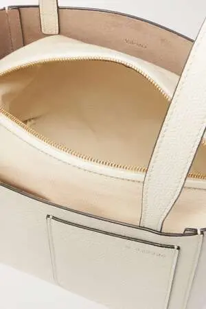 VALEXTRA Secchiello Mini Textured-leather Bucket Bag